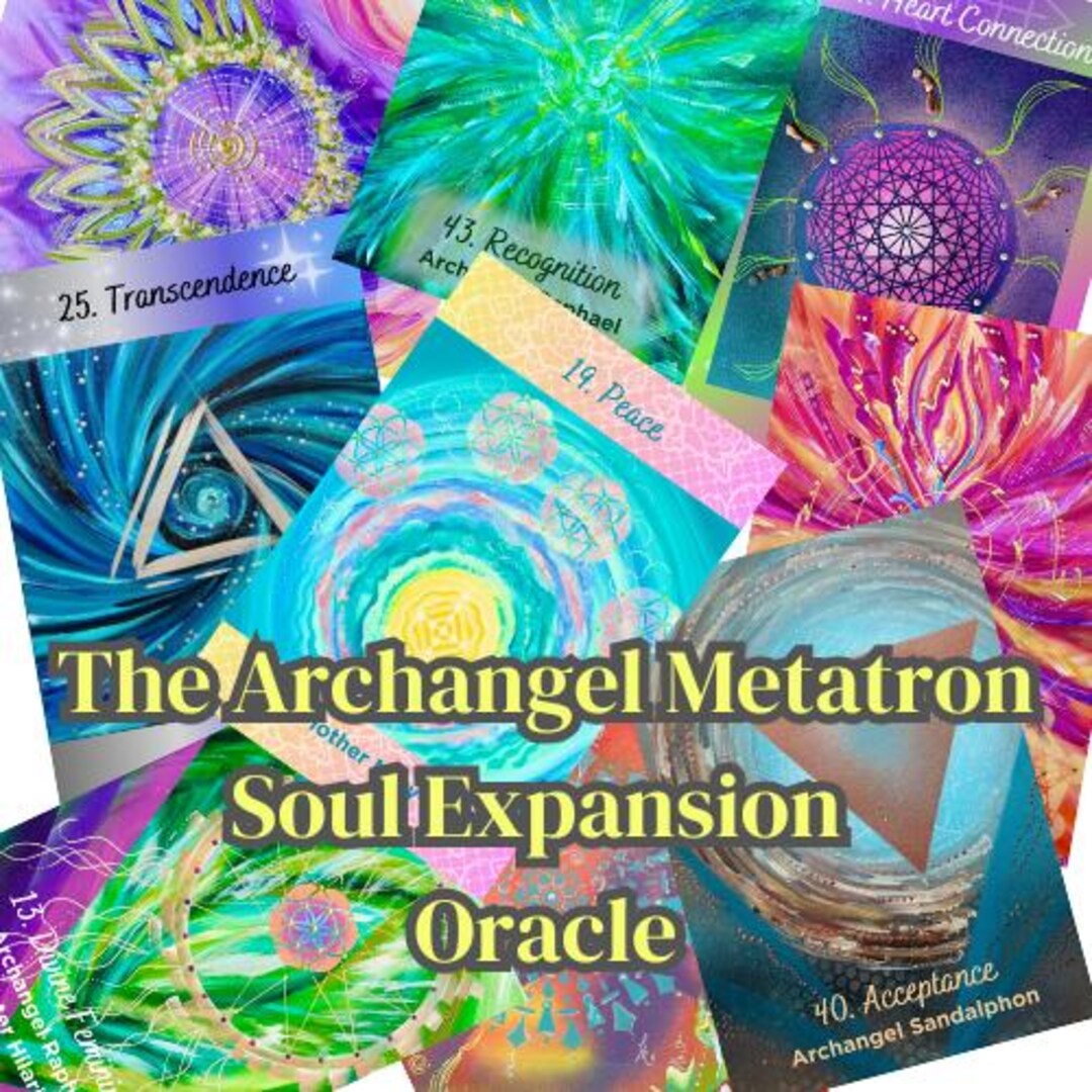 The Archangel Metatron Soul Expansion Oracle Deck/lightworker/starseed ...