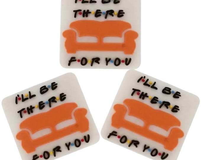 Friends I Will Be There for You Focal Bead - Etsy