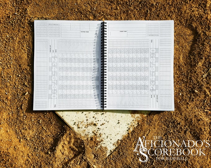Aficionado's Scorebook for Baseball - Etsy