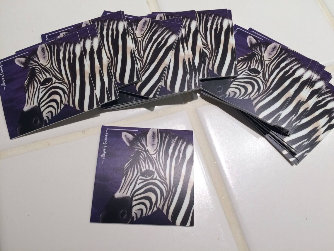 Zebra Sticker - Etsy