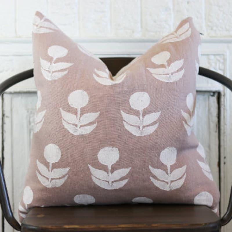 Pink Euro Sham - Etsy
