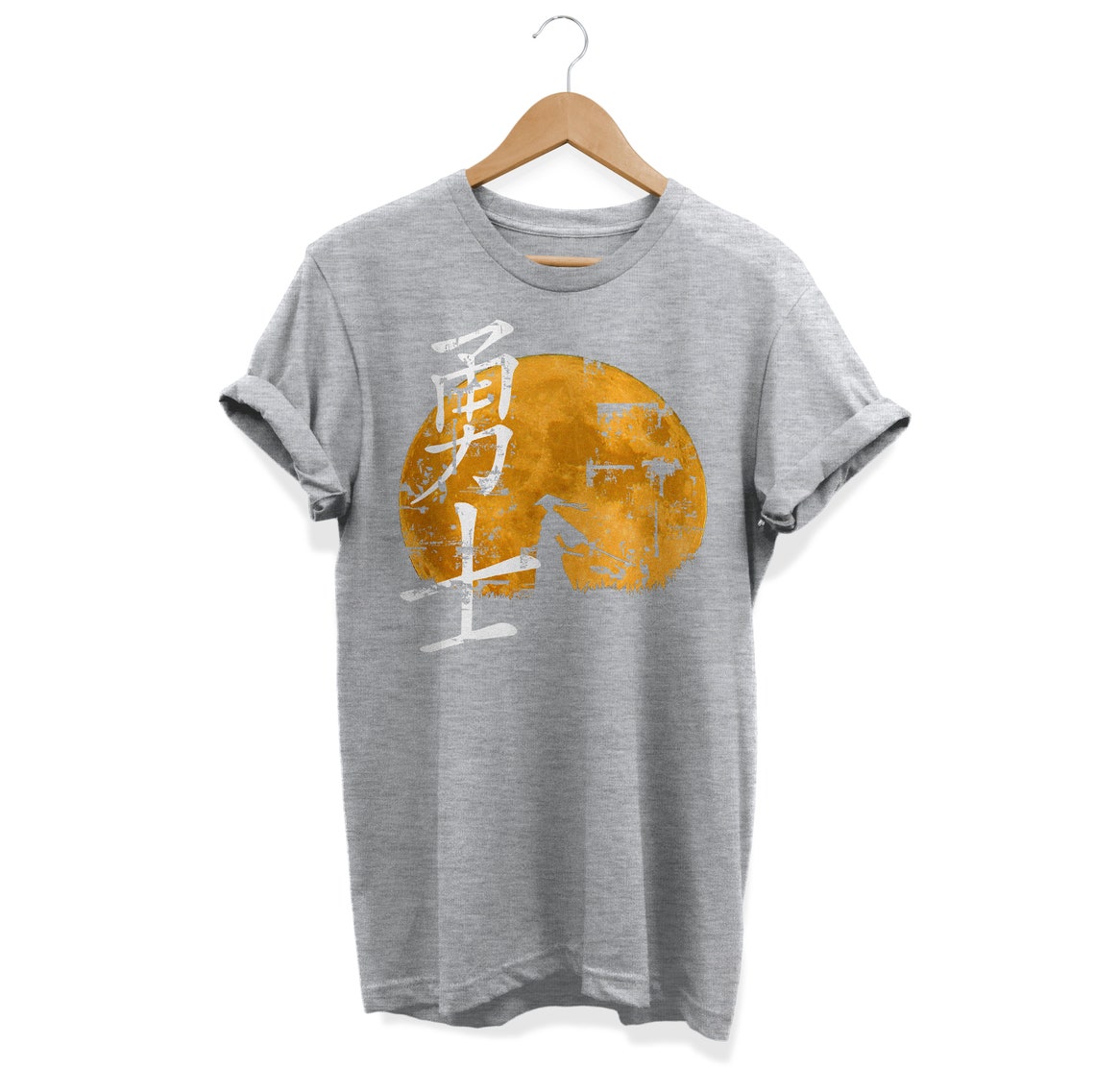 SAMAURAI SYMBOL TSHIRT japanese Art Teechinese Style T Shirtasian Kanji ...