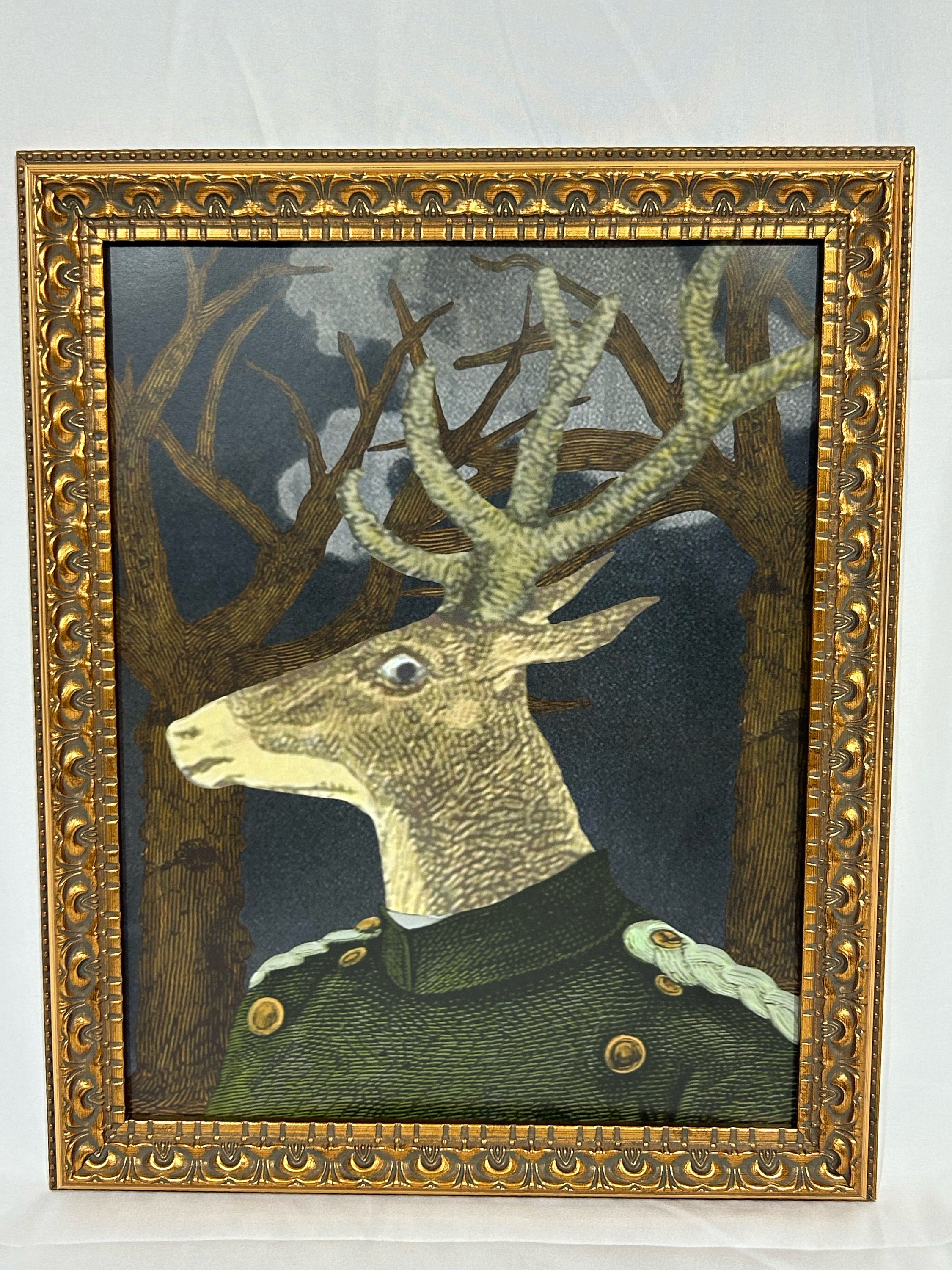 Stag Sergeant Deerman Vintage Style Poster - Etsy