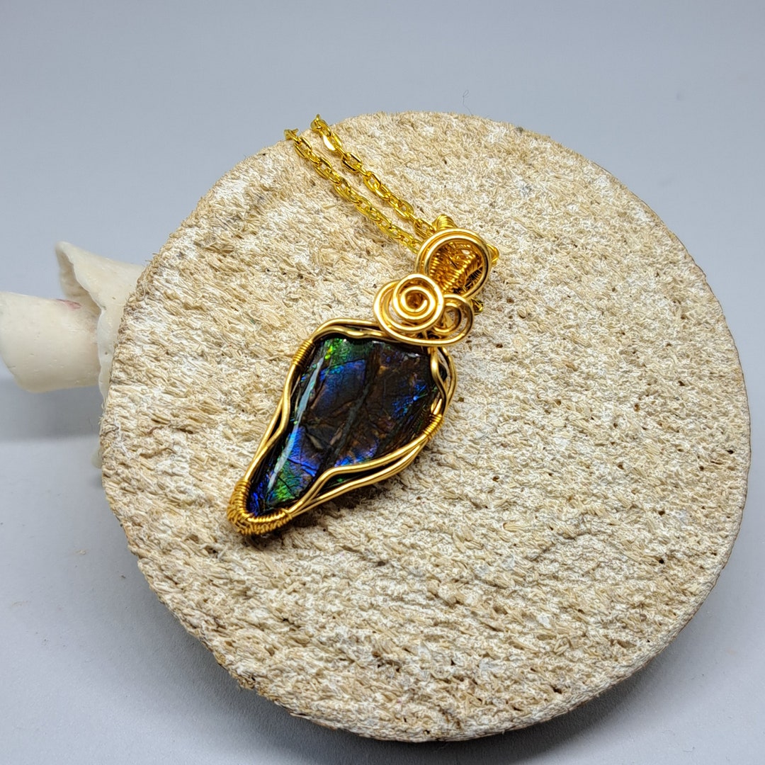 Absolutsely Stunning Natural Canadian Ammolite From Alberta, the Most ...