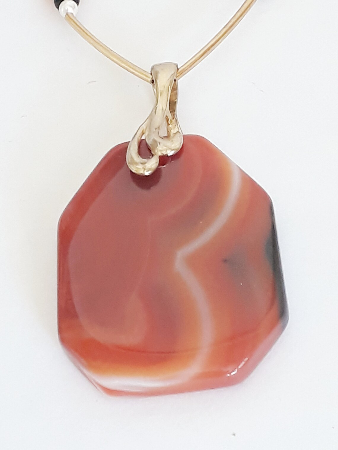 Red Agate Pendant Necklace and Earrings Under 35.00 | Etsy