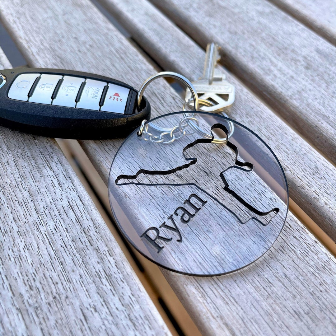 Custom Karate Keychains karate Bag Tags, Karate Bag Accessories, Karate ...
