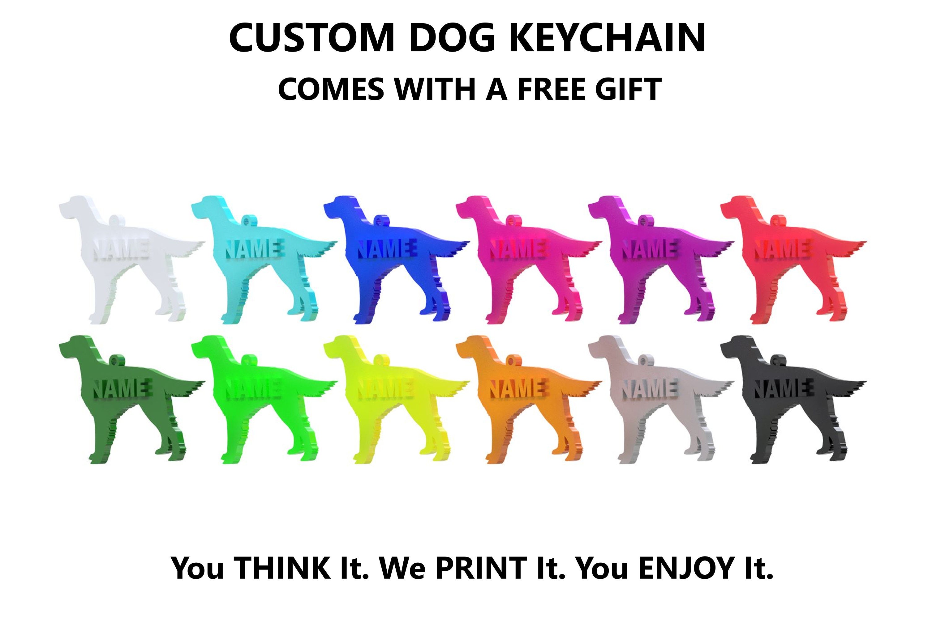 Custom Dog Keychains Pet Keychain Dog Lovers Gift Pet Gift - Etsy Nederland