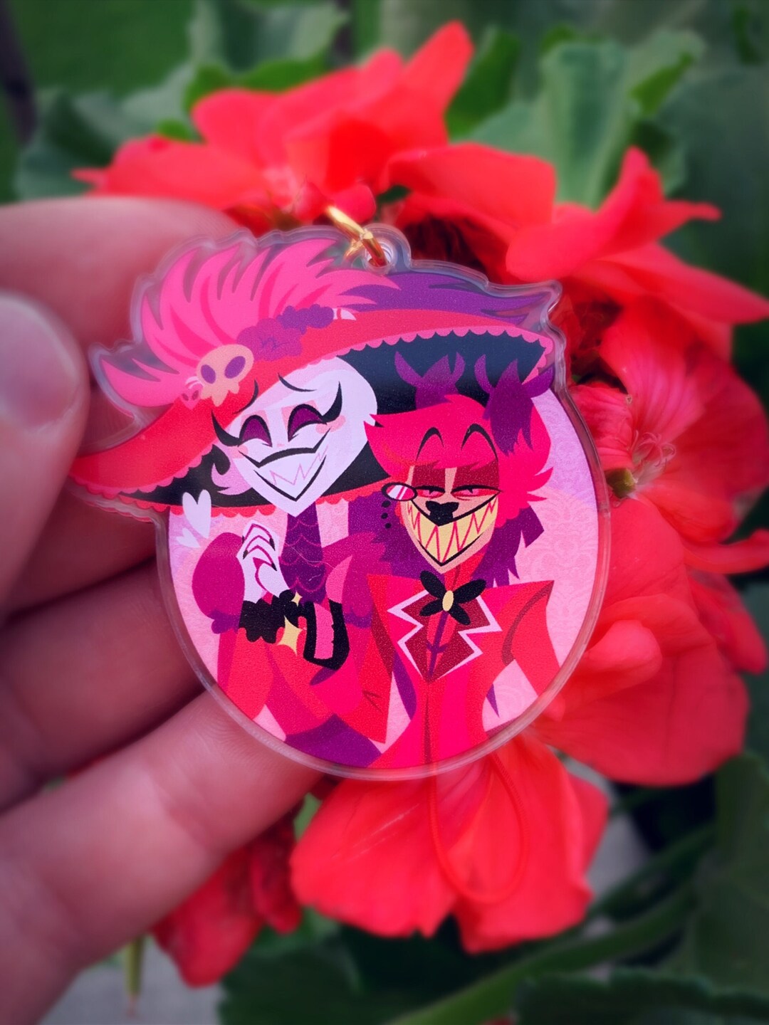 FLIP! Supportive Alastor and Rosie Charms/keychains - Etsy