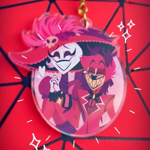 FLIP! Supportive Alastor and Rosie Charms/keychains - Etsy