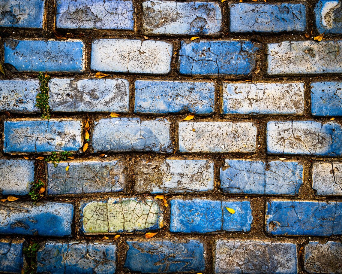 Blue Cobblestones | Color Photograph, Fine Art, Wall Art Print, Wall ...