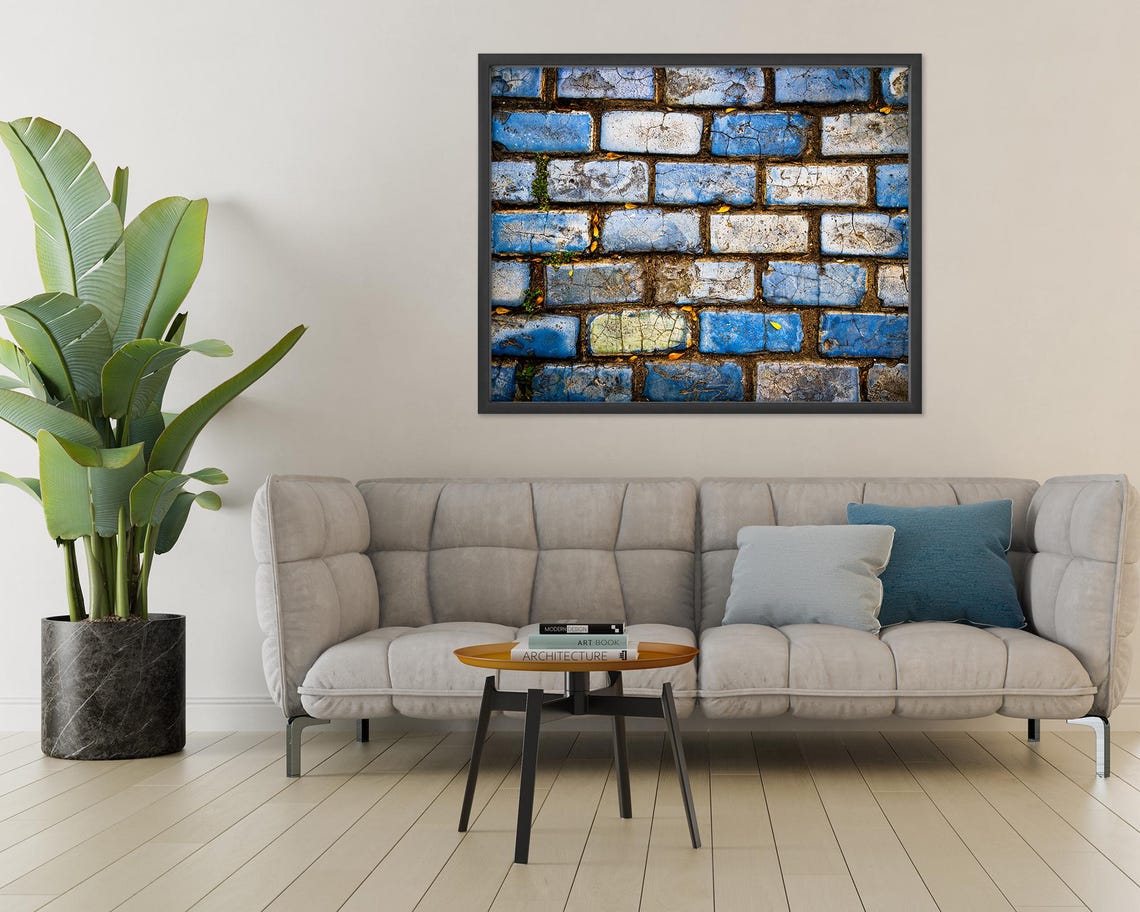 Blue Cobblestones | Color Photograph, Fine Art, Wall Art Print, Wall ...