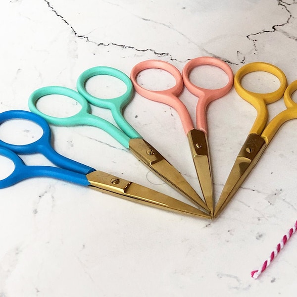 Gold Scissors - Etsy