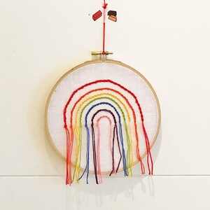 Rainbow Threads Bundle of 7 Colour Embroidery Skeins and 2 Needles - Etsy