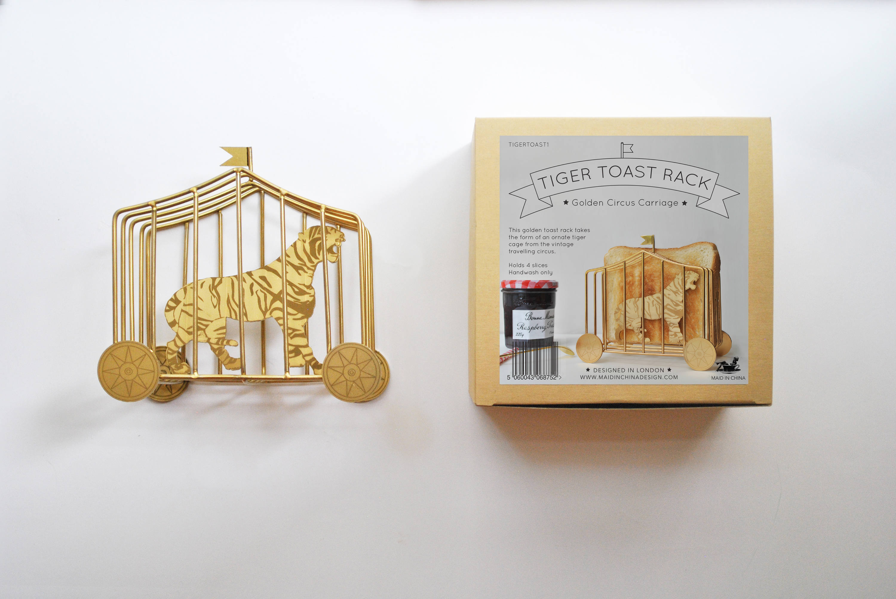 Tiger Toast Rack Unique Vintage Circus Carriage Toast | Etsy