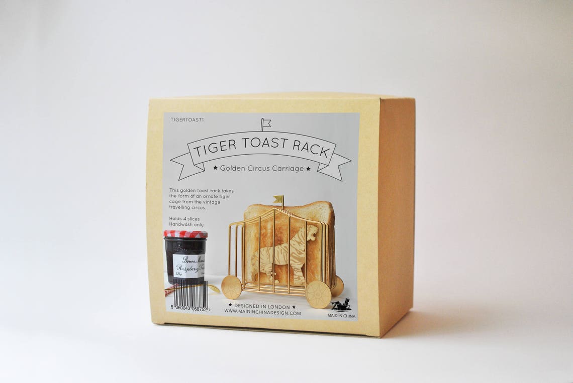 Tiger Toast Rack Unique Vintage Circus Carriage Toast | Etsy