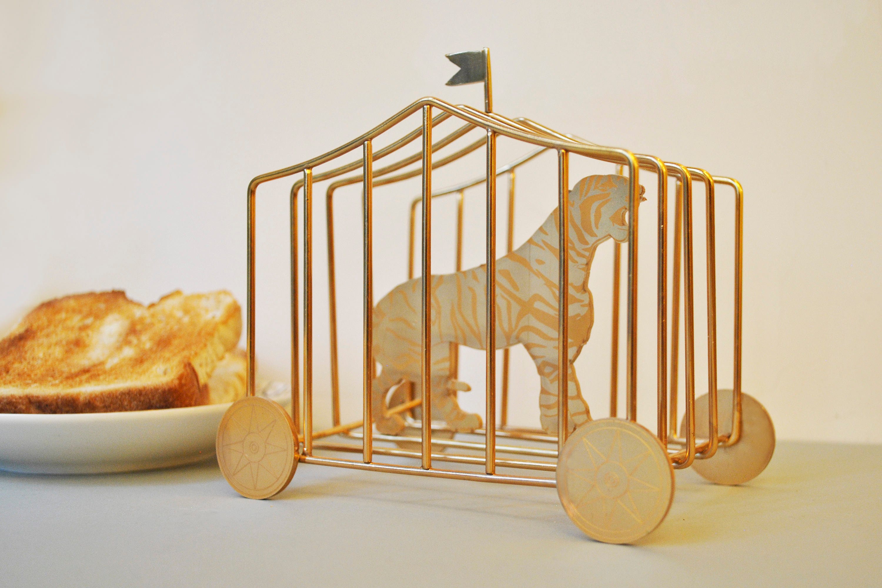 Tiger Toast Rack Unique Vintage Circus Carriage Toast | Etsy