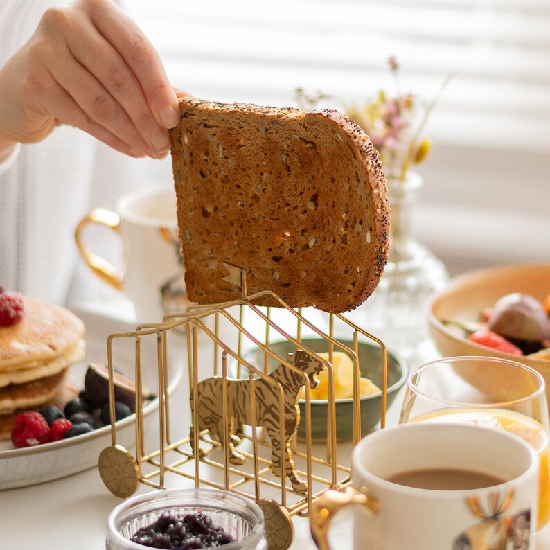 Tiger Toast Rack Unique Vintage Circus Carriage Toast | Etsy