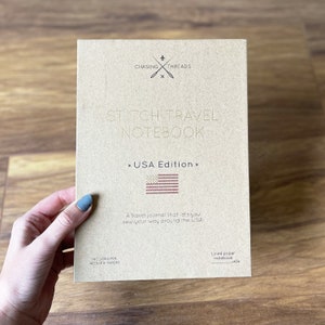 USA Stitch Where You've Been Across the United States! Travel Notebook ...