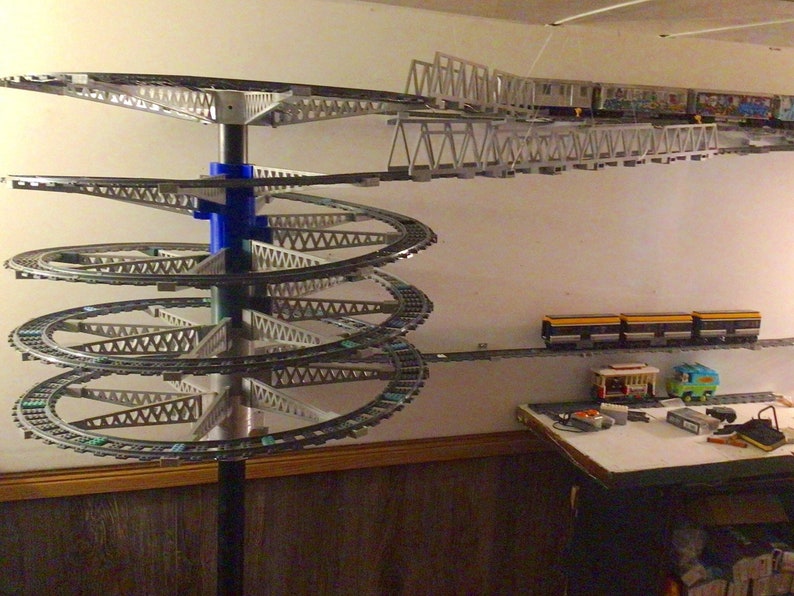 Helix/spiral Bracket System for LEGO Train Track - Etsy