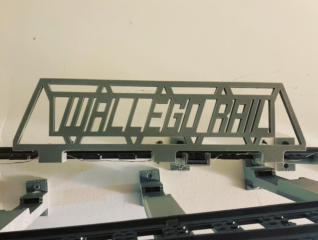 Pair of Custom Slide on Bridge Trestles for LEGO Train Track - Etsy