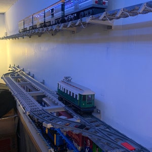 Train Bracket Shelf Layout for Lego Trains - Etsy