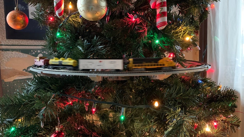 Christmas Tree Mount for N Scale E-Z Track - Etsy