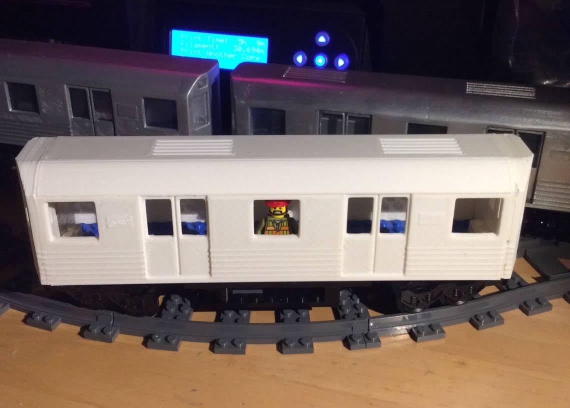 Unfinished Subway Shell for 28 Stud Lego Train Base - Etsy