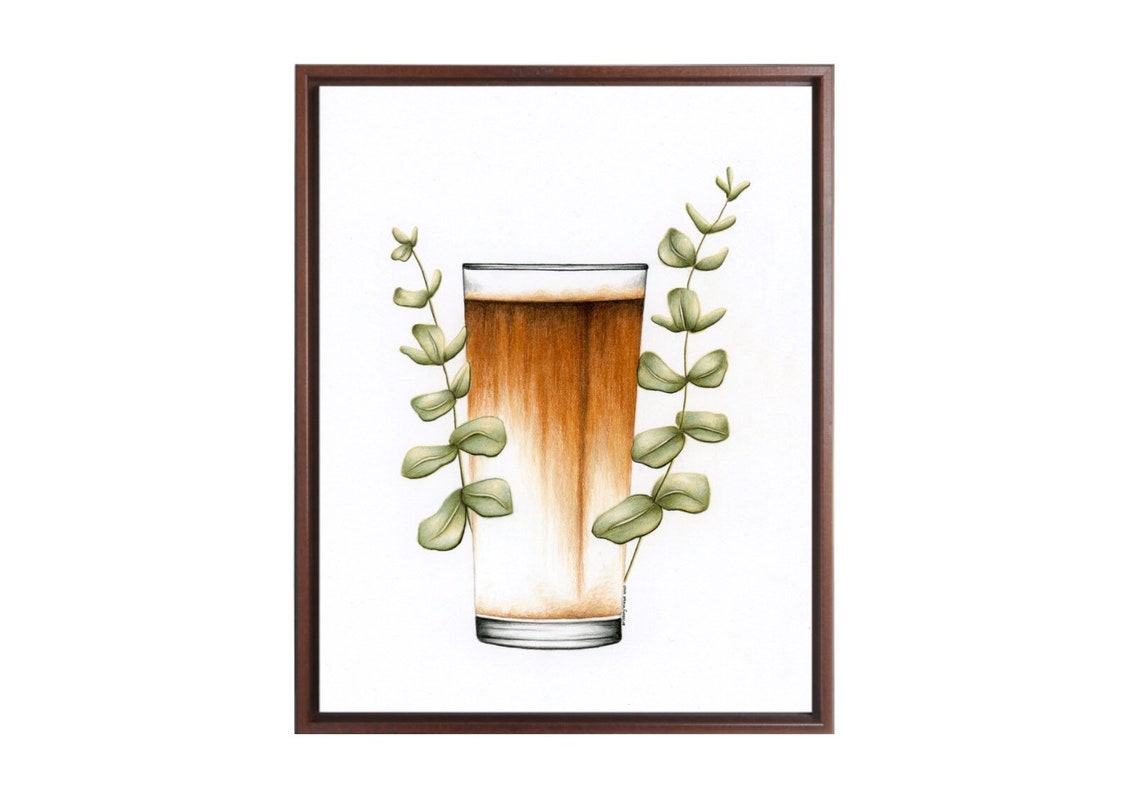 Coffee Art Print, Coffee Plant Art Print, Plant Art Print, Coffee Lover ...