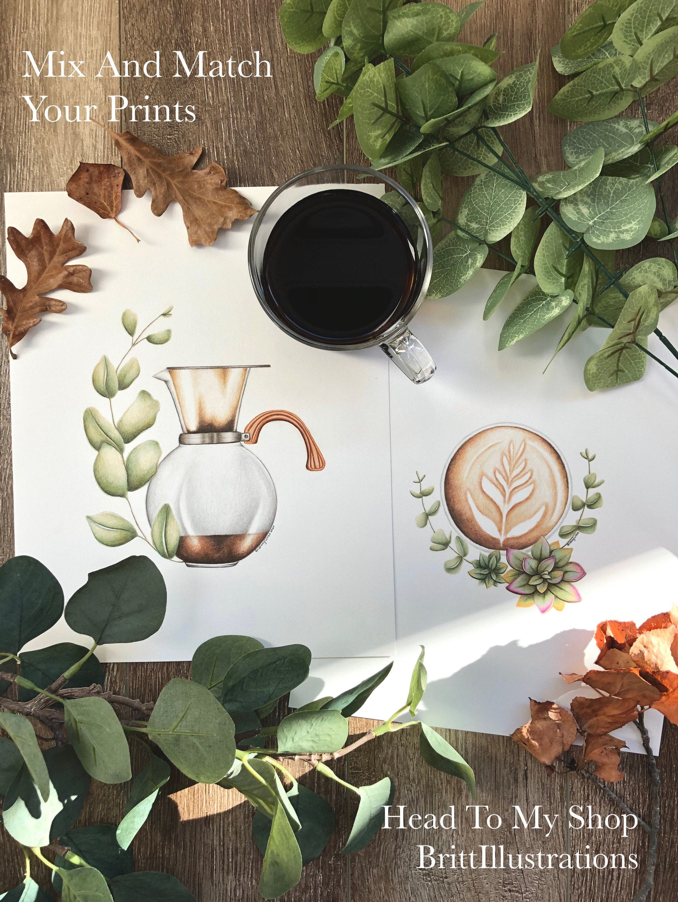 Coffee Plant Art Print Coffee Art Print Plant Art Print - Etsy Canada