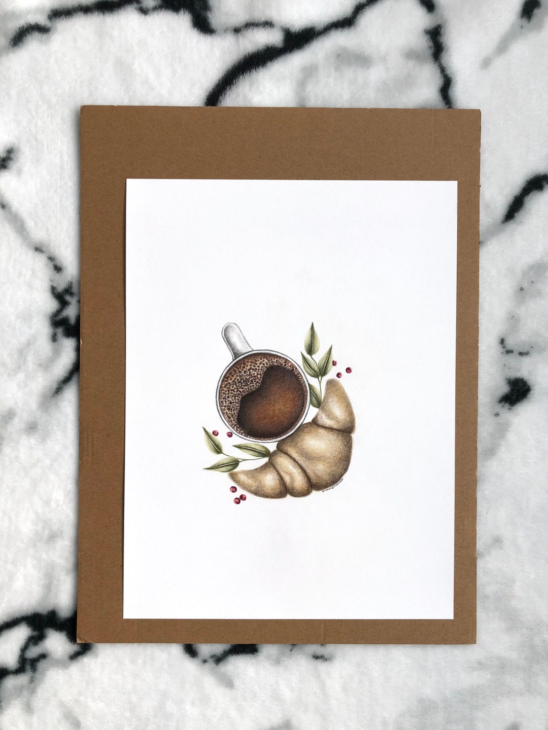 Coffee Plant Art Print, Coffee Print, Plant Print, Coffee Art Print ...