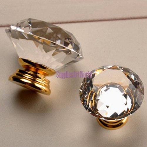 Bubble Glass Knobs Dresser Knobs Drawer Knobs Pulls Handles | Etsy