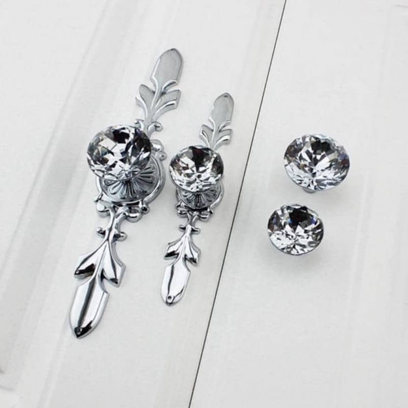 Crystal Cabinet Handles - Etsy