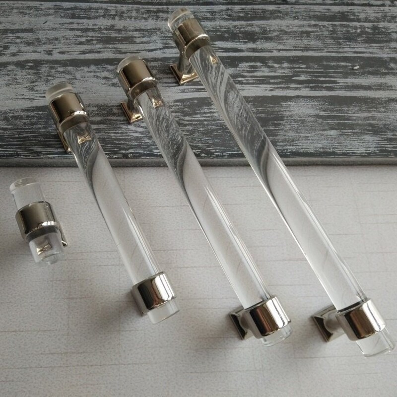Glass Drawer Pulls - Etsy