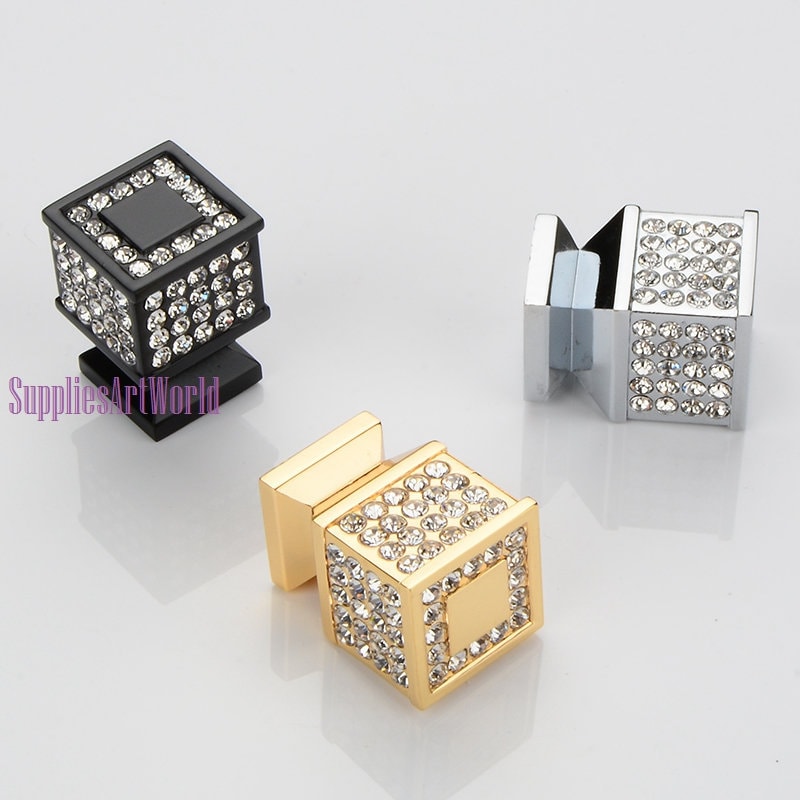 Rhinestone Knobs - Etsy