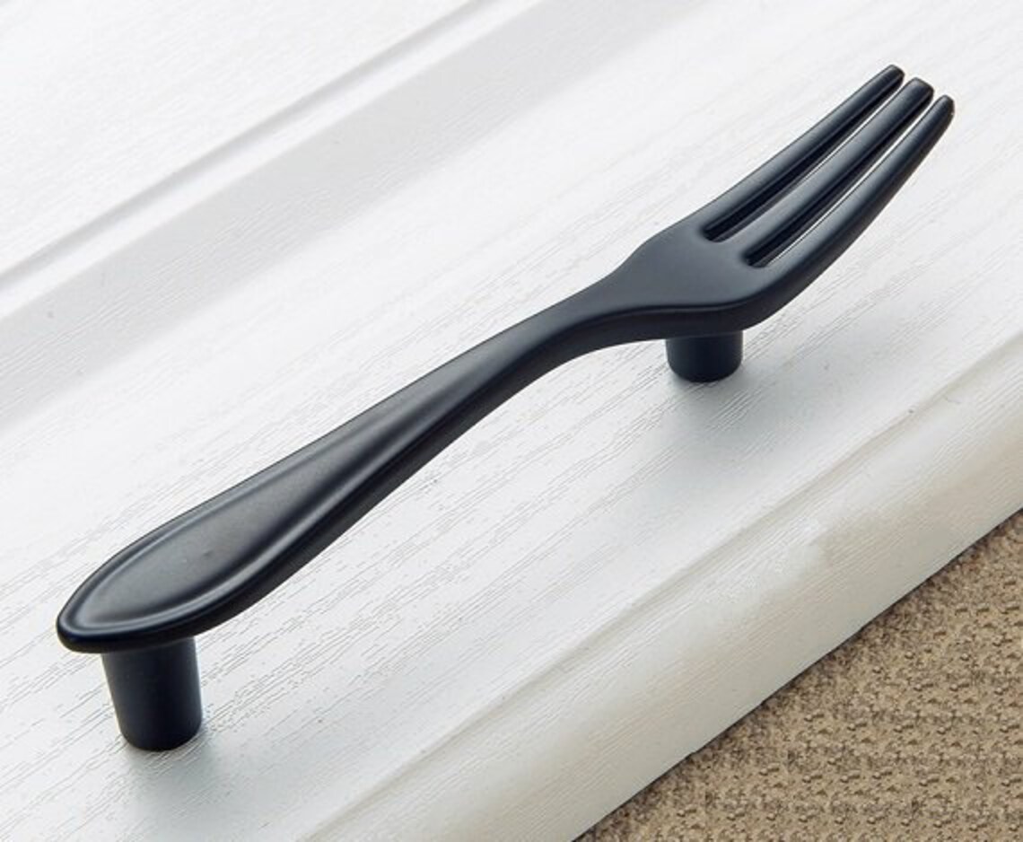 3'' Unique Kitchen Cabinet Door Pulls Handles Spoon - Etsy