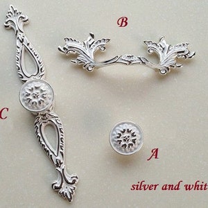 3" Drawer Pullss Handles Knobs Dresser Pulls Handles Shabby Chic Cabinet Knobs Pulls Handles ...