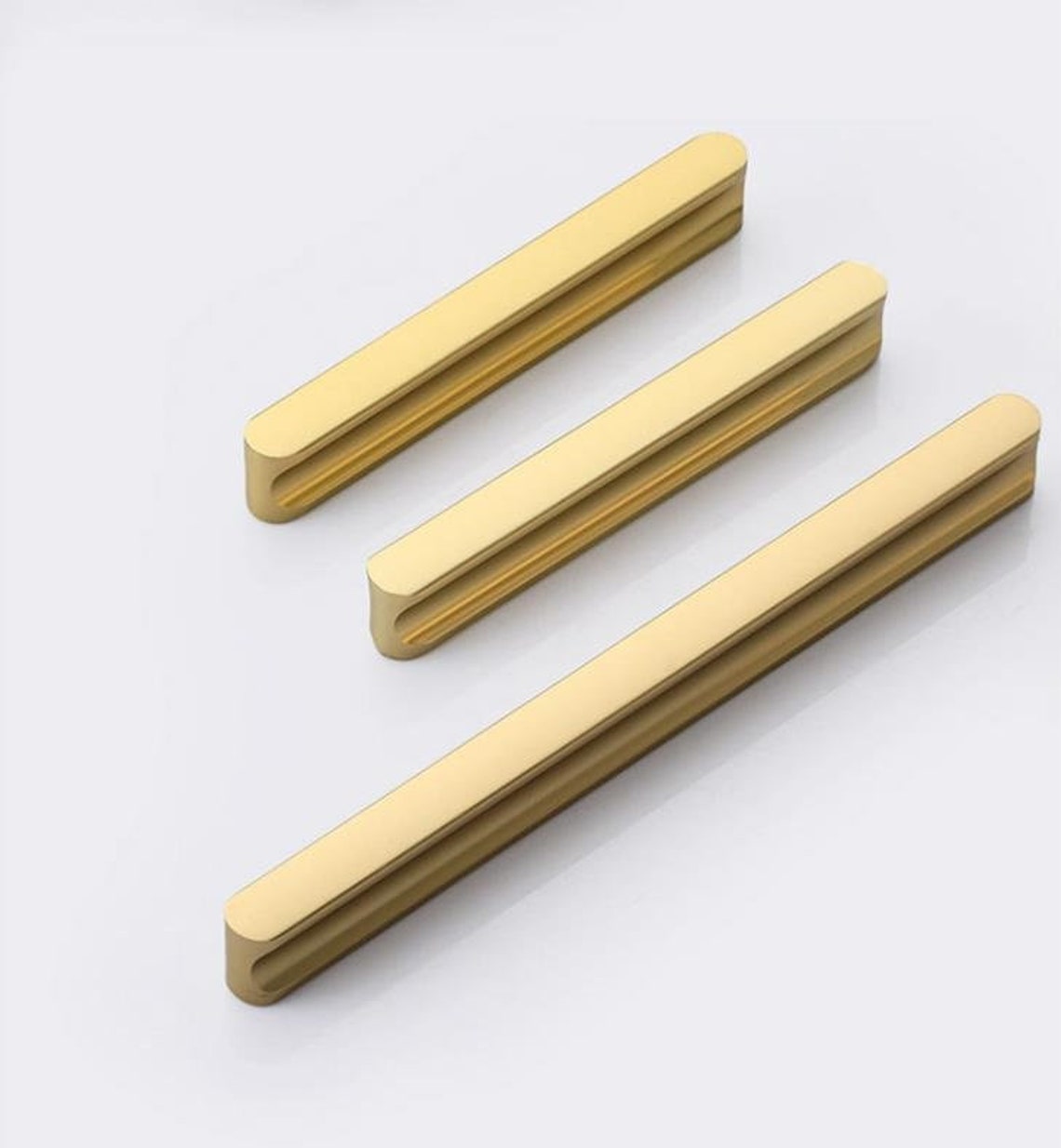 Brushed Brass Black Cabinet Door Wardrobe Extension Handle | Etsy Canada