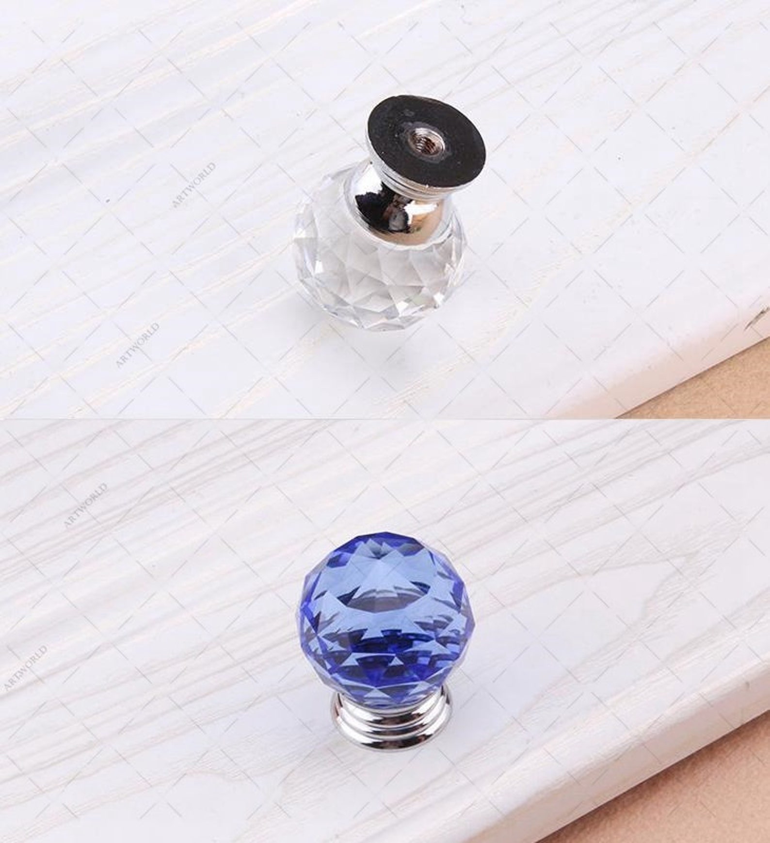 Glass Dresser Knobs Handles Crystal Drawer Knobs Pulls Handles - Etsy