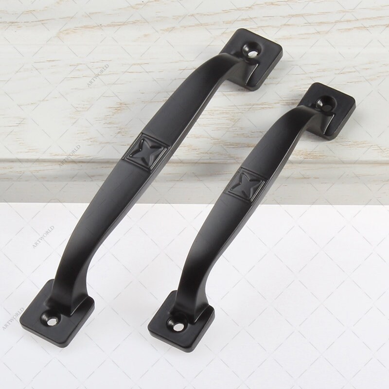 4.5 5.75 Black Drawer Handles Pulls Cabinet Pulls - Etsy