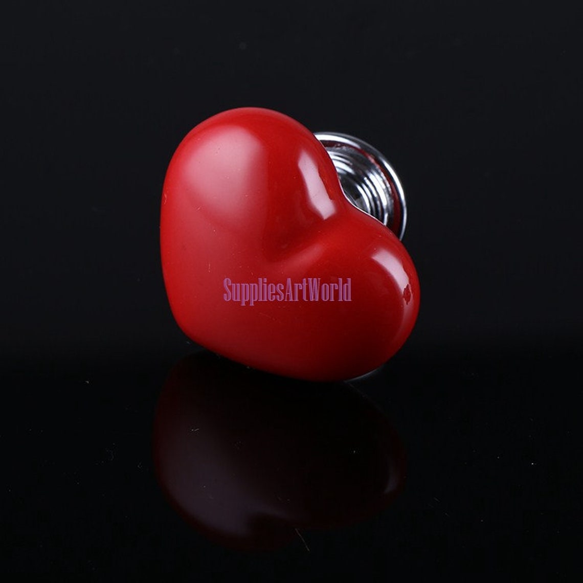 Heart Knobs Handles Drawer Knobs Pulls Handles Ceramic | Etsy