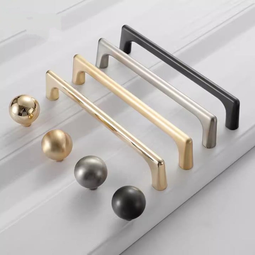 Light Luxury Cabinet Pulls Handles Modern Wardrobe Door Pulls Handle ...