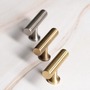 Cabinet Bedroom Handles Knobs Pulls Wardrobe Handles Knobs Stripe Drawer Handle Knob Kitchen ...