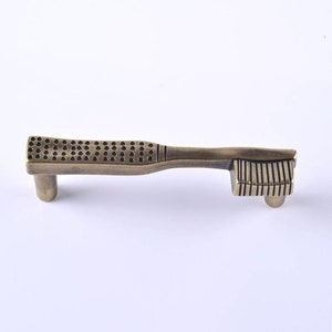 3 Drawer Pull Handles Toothbrush Toothpaste Bathroom Cabinet Door Pulls ...