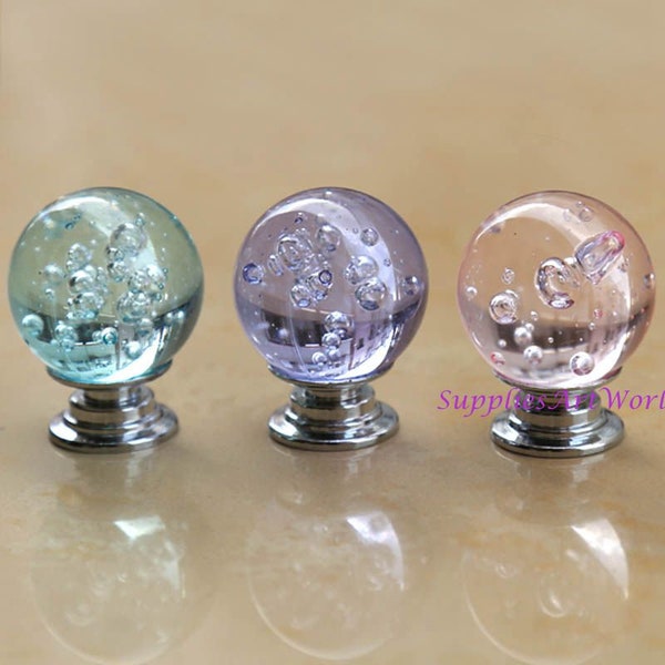 Glass Bubble Knobs - Etsy