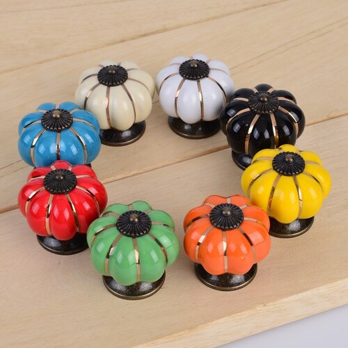3.78 Colorful Cabinet Pulls Knob Drawer Pulls Kitchen - Etsy