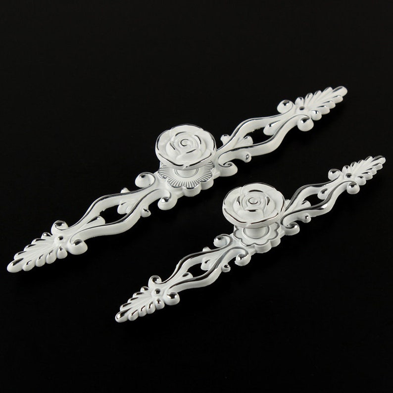 Rose Flower Dresser Knobs Handles Drawer Knobs Pulls Handles - Etsy
