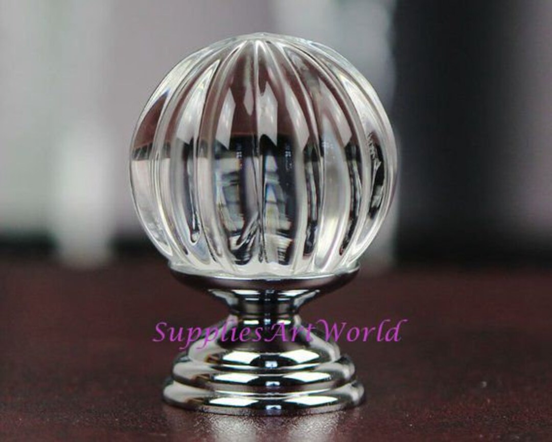 Crystal Knobs Handles Glass Drawer Knobs Pulls Handles Kitchen Cabinet ...