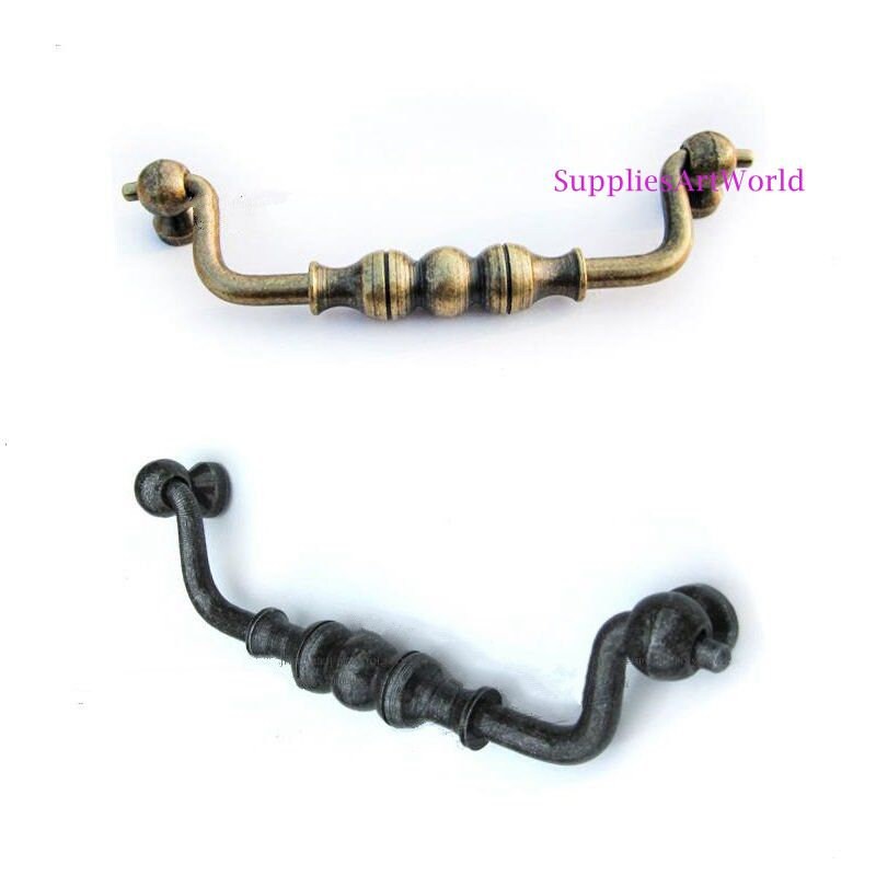 5 Drop Handles Pulls Drop Bail Swing Pulls Drawer Pull | Etsy