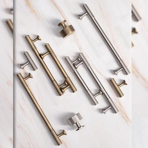 Cabinet Bedroom Handles Knobs Pulls Wardrobe Handles Knobs Stripe Drawer Handle Knob Kitchen ...