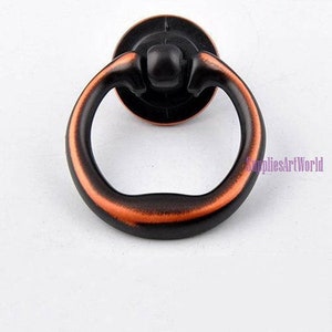 Drop Rings Pulls Knobs Drawer Pulls Handles Vintage Dresser Knobs Pulls Handles Rings Rustic ...
